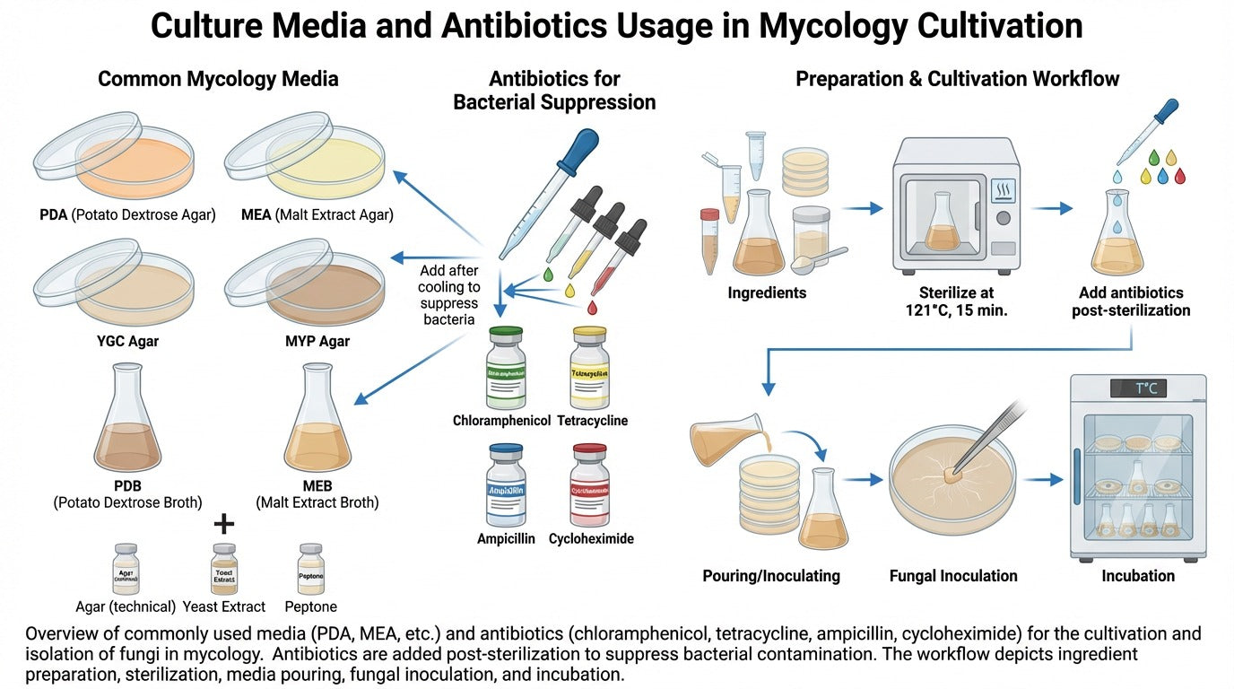 Fungal Culture Media, Antibiotics & Mycology Kits | Australia – AuSaMicS